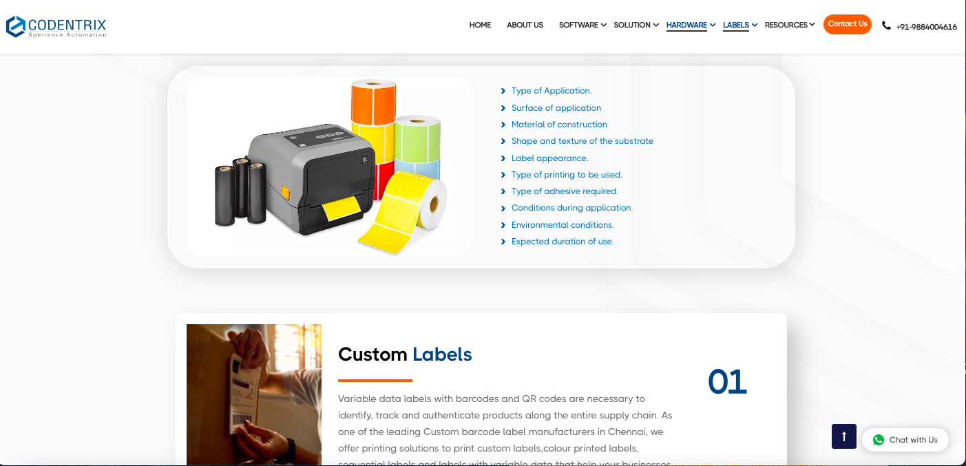 To Barcode Label Manufacturers in India, Chennai